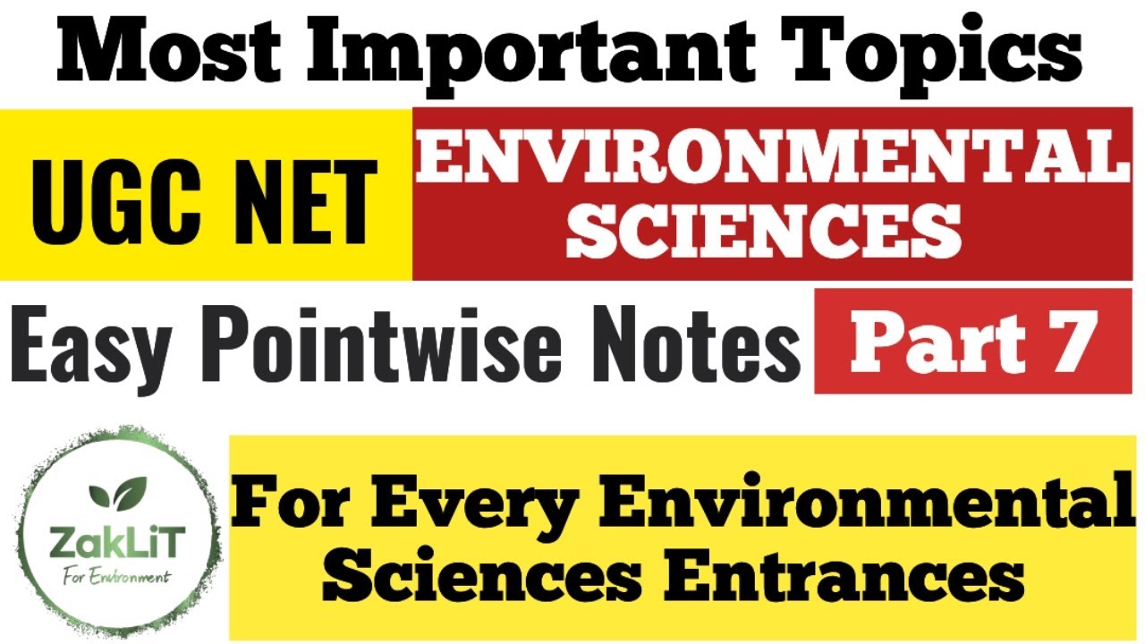 🔴Pointwise Notes Revision UGC NET EVS_Part 7 - YouTube
