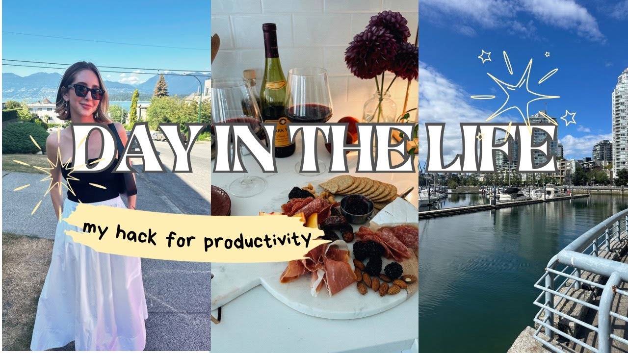 DAY IN THE LIFE | my hack for productivity, our nightly routine, work ...