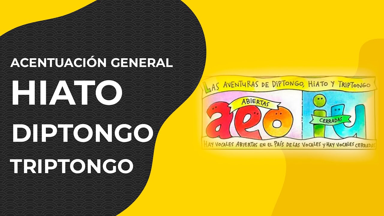 REGLAS DE ACENTUACIÓN GENERAL, HIATOS, DIPTONGOS Y TRIPTONGOS - YouTube