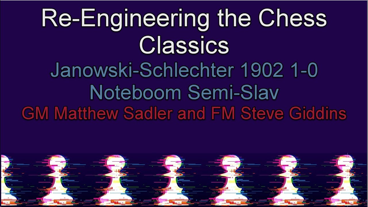 Re-Engineering the Chess Classics: Janowski-Schlechter 1902 1-0 ...