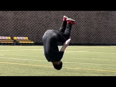 relearning front flips - YouTube