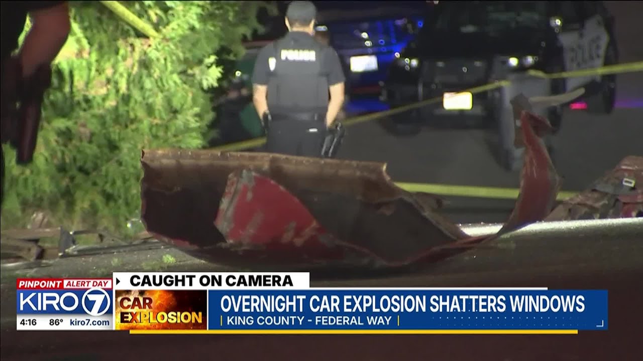 Overnight car explosion shatters windows in Federal Way - YouTube