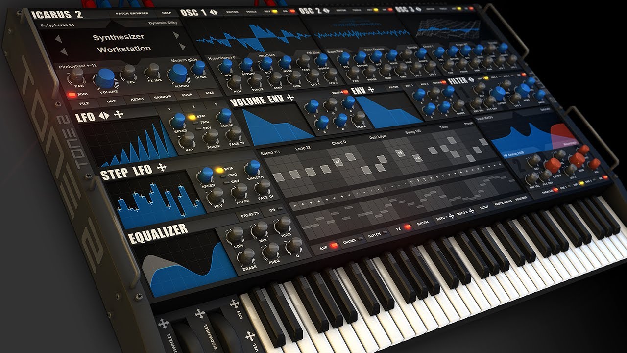 Tone2 Icarus2 synthesizer - YouTube