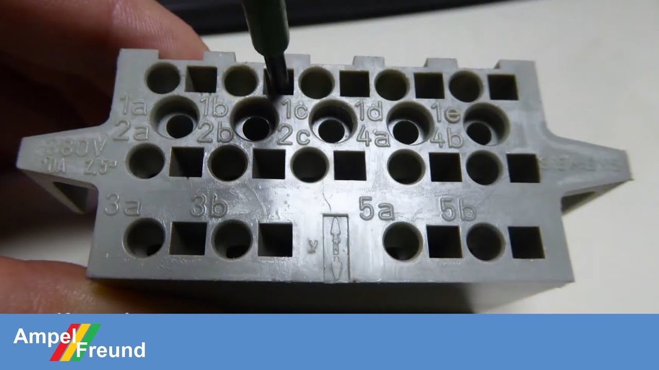 Der Siemens Klemmblock/Klemmstein - YouTube