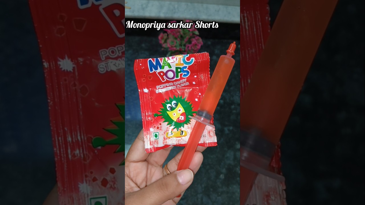 geef magic pops pooping candy strawberry flavour🌬️🍓 icepopsicle stick ...