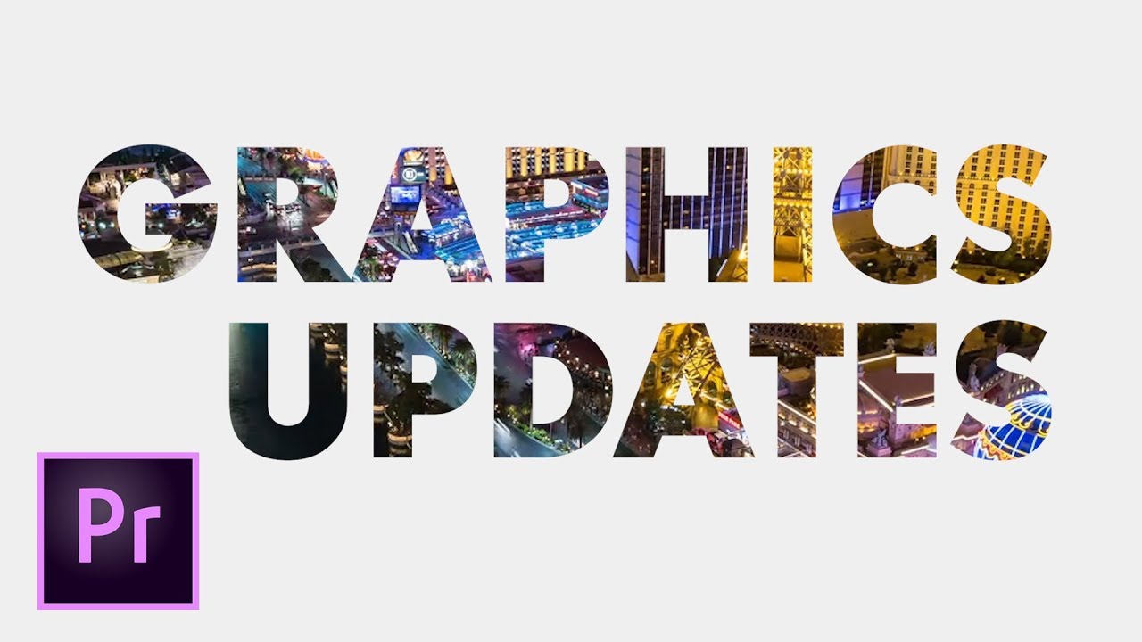 New in Adobe Premiere Pro CC! Essential Graphics Panel Updates Tutorial ...