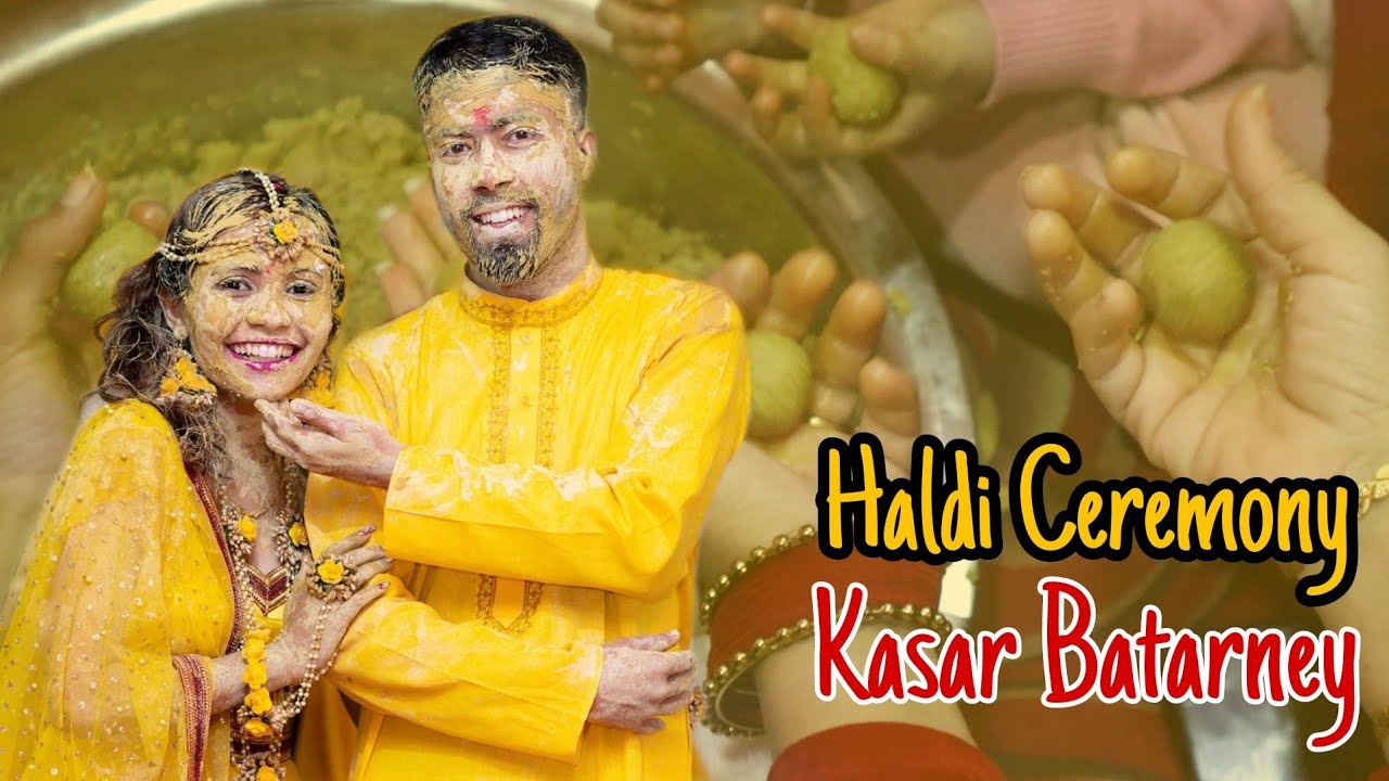 Nepali Haldi Ceremony Vlog | Kasar Batarney | Ranjita weds Gaurav ...