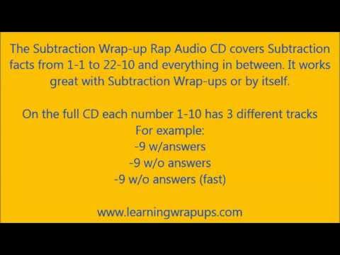 Learning Wrap-Ups: Wrap-Up Rap Subtraction Sample - YouTube