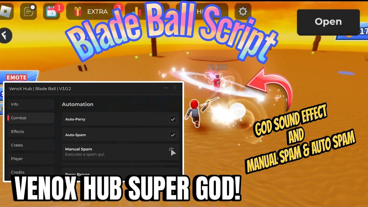 Blade Ball script AUTOPARRY OP + ULTRA MANUAL SPAM | Best Blade Ball ...