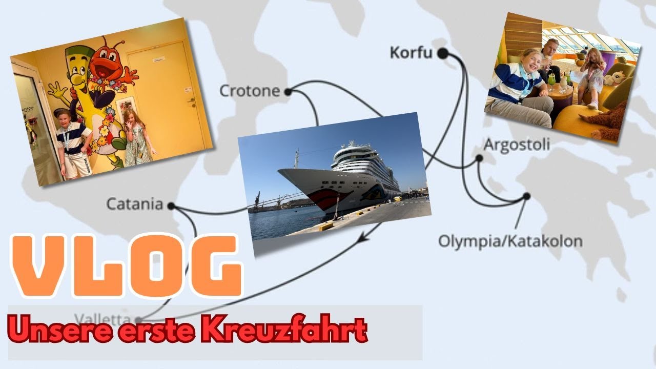 Unsere erste Kreuzfahrt mit AIDA 🚢 Tag 1 I AIDAblu Mittelmeerinseln ab ...