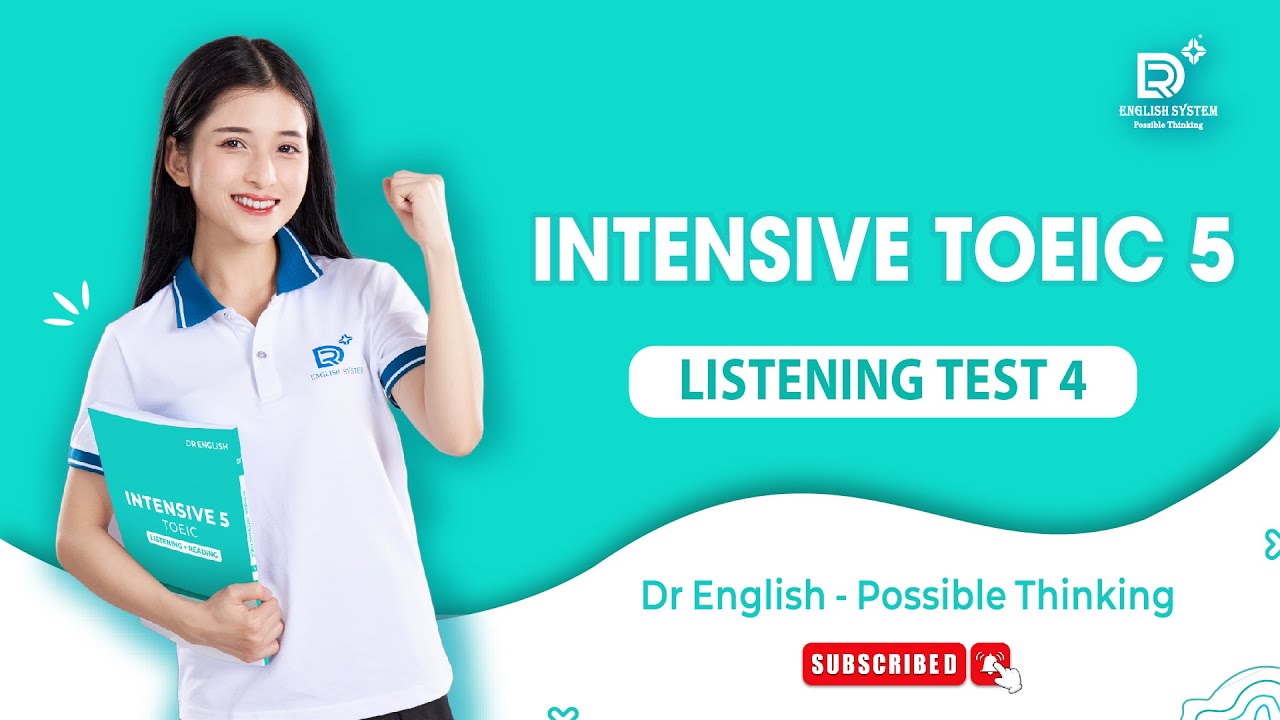TEST 4 ACTUAL TEST - INTENSIVE TOEIC 5 - YouTube