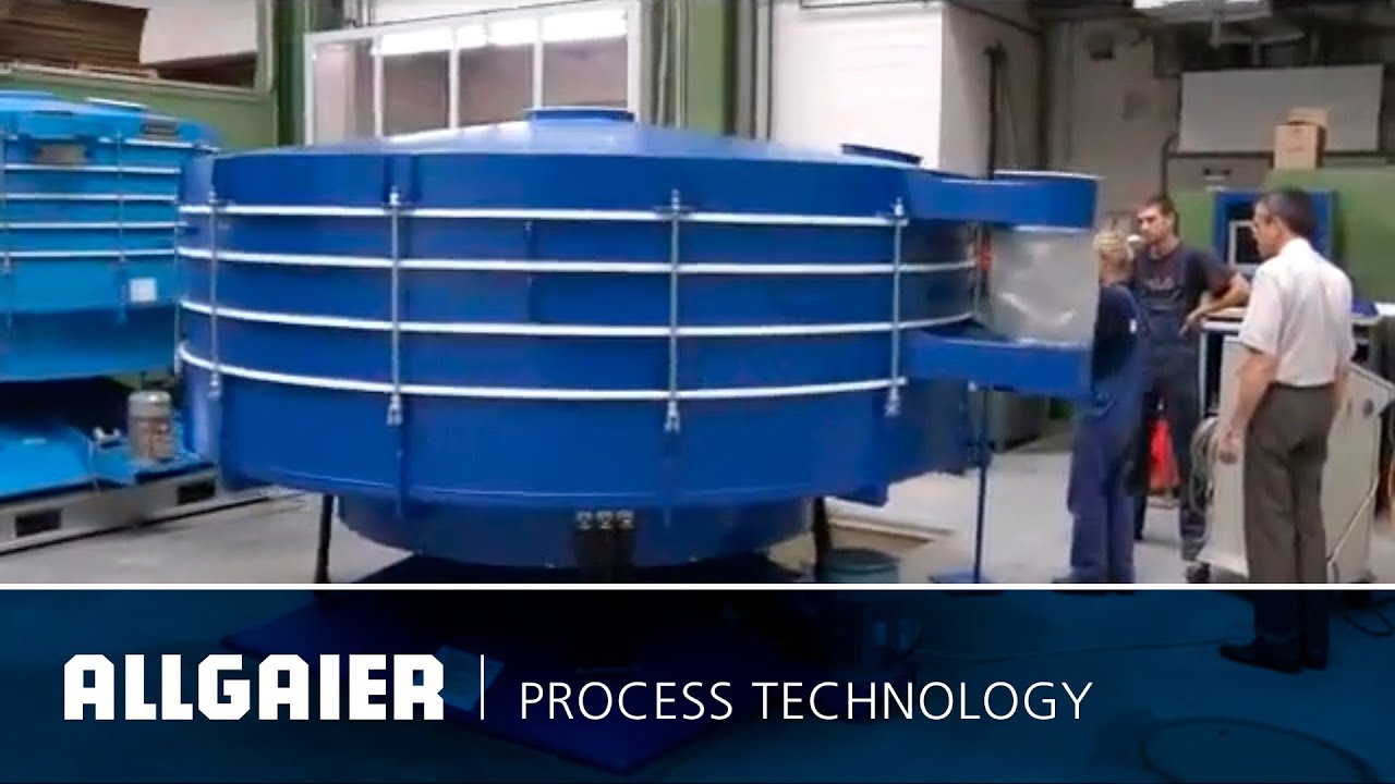 Allgaier Process Technology | TSI 299 DL | Screening Machine - YouTube
