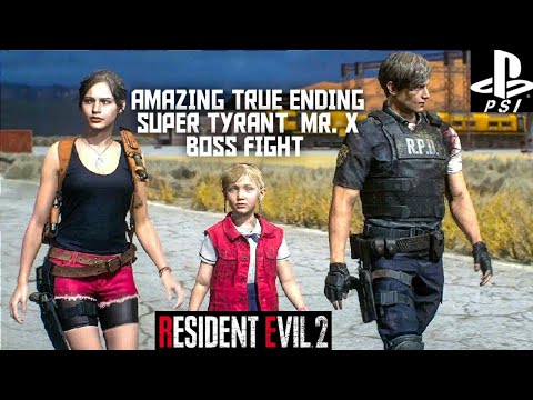 Super Tyrant / Mr X Final Boss Fight - Resident Evil 2 Remake 2nd ...