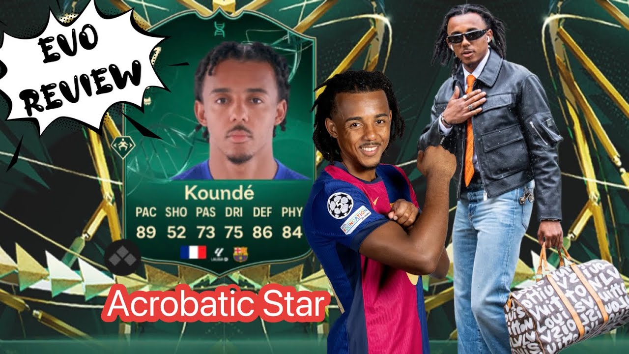 87 Jules Koundé Acrobatic Star Evo FC25 | Player Review - YouTube