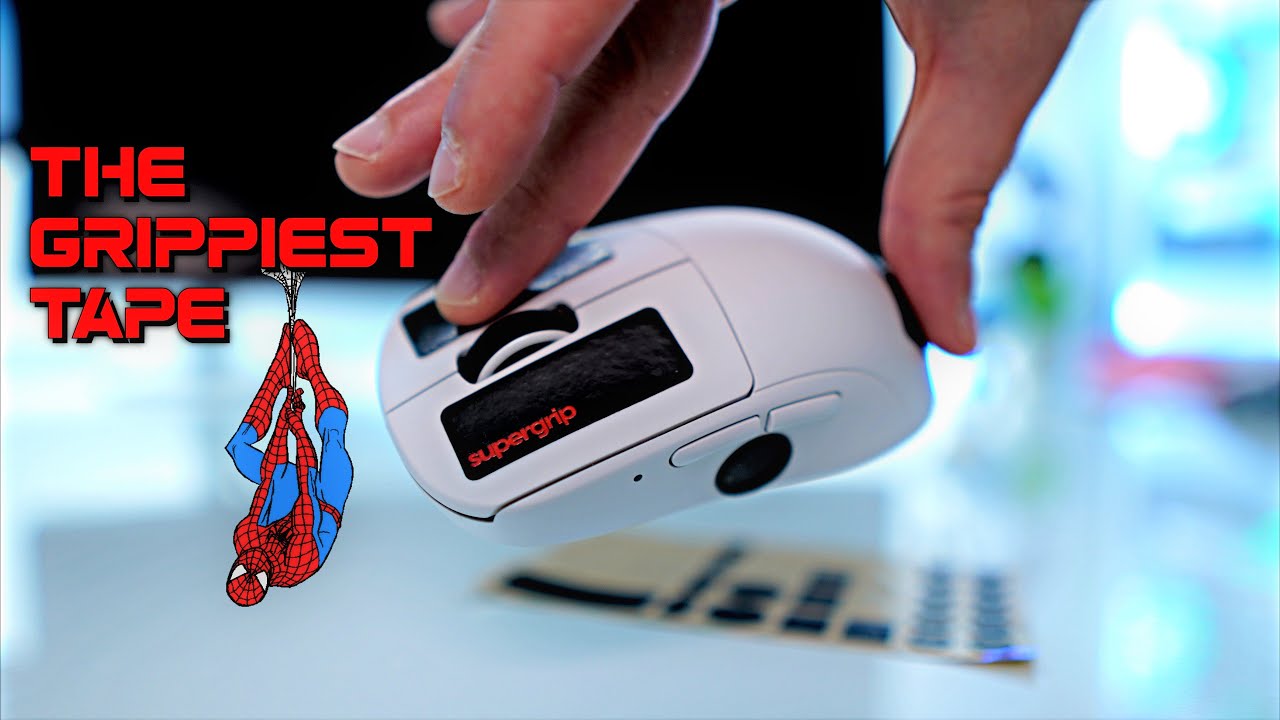 How to use the Grippiest Tape on your Gaming Mouse! Pulsar Supergrip ...
