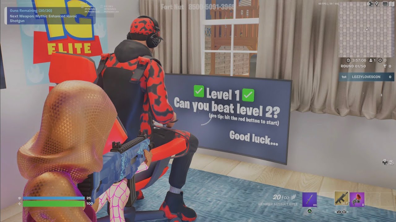 Fort Nut How To Get Inside TGs House, Updated Version (Fortnite). - YouTube