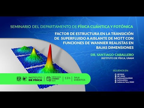 Factor de estructura en la transición de superfluido a aislante de Mott ...