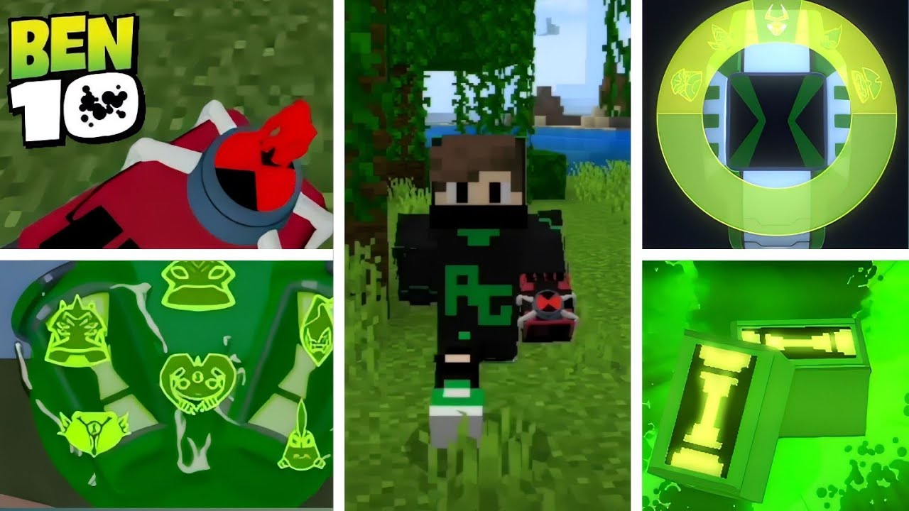 BEN 10 MOD IN MINECRAFT POCKET EDITION - YouTube