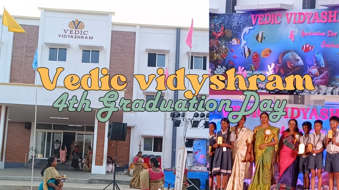 Grand 4th Graduation Day 2024 Ceremony@Vedic Vidyashram School Vlog ...