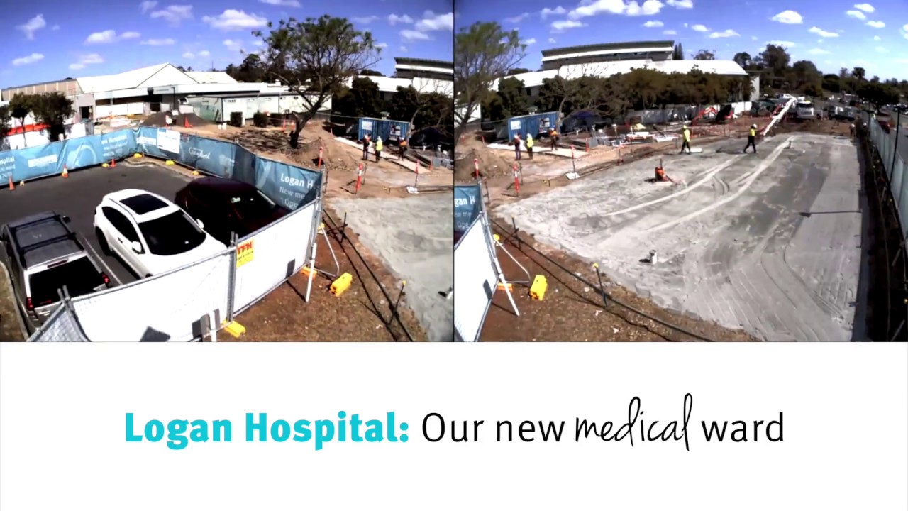 Logan Hospital Expansion - New medical ward - Construction time lapse ...