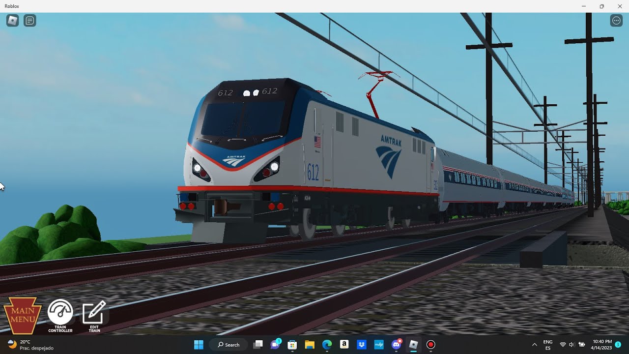 Roblox NEC Amtrak Silver Star - YouTube