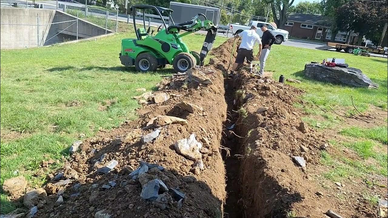 Journey into buying a manufactured home Trench Digging for the ...