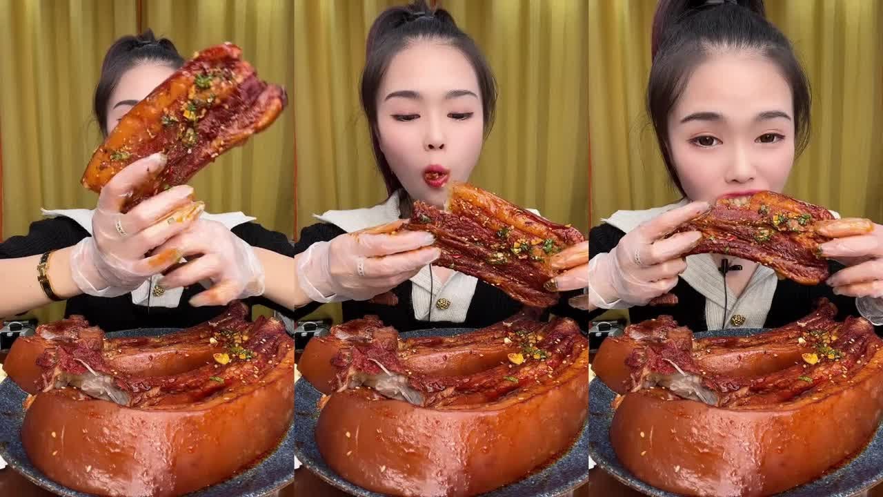 ASMR-MUKBANG-AVAX MUKBANG eating yummy soup with egg,spicy, rice and ...