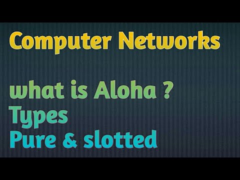 Aloha and its Types (Pure & Slotted ) - YouTube