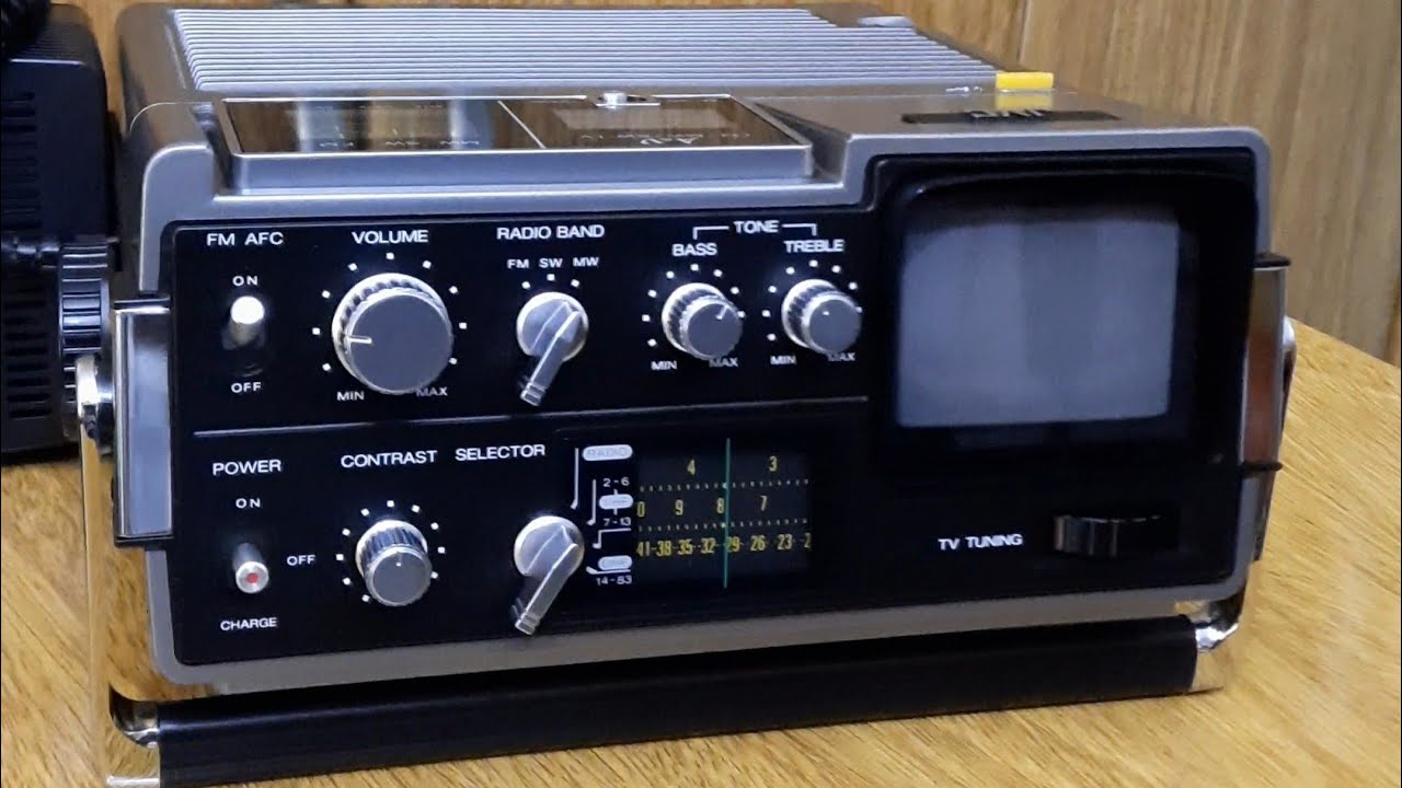 JVC 3050-ANU RADIO/TV PORTABLE FM/MW/SW/TV A&V 1977 JAPAN - YouTube