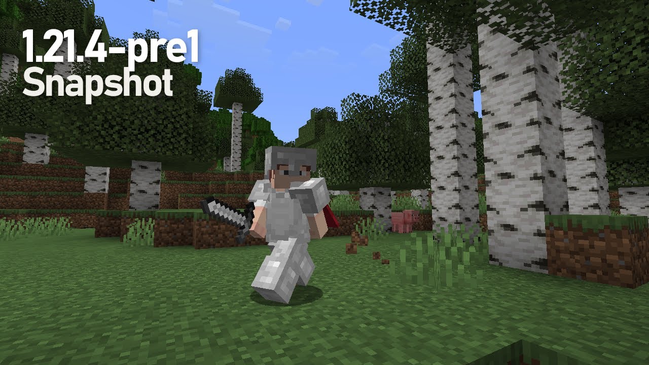 Mais melhorias técnicas! - Minecraft Pre-release 1 da 1.21.4 - YouTube