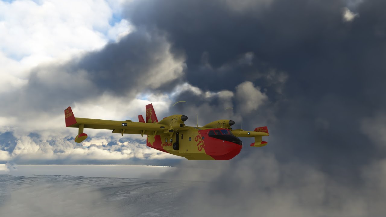 MFS 2020 | CYDY Доусон - CYEV Зубко | Canadair DHC -515| - YouTube