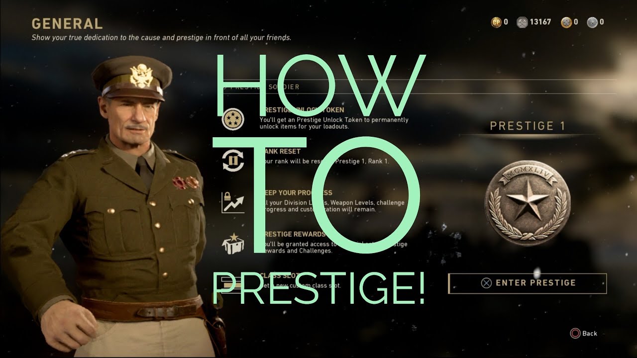 HOW TO GET YOUR PRESTIGE BADGE - COD WW2 - YouTube