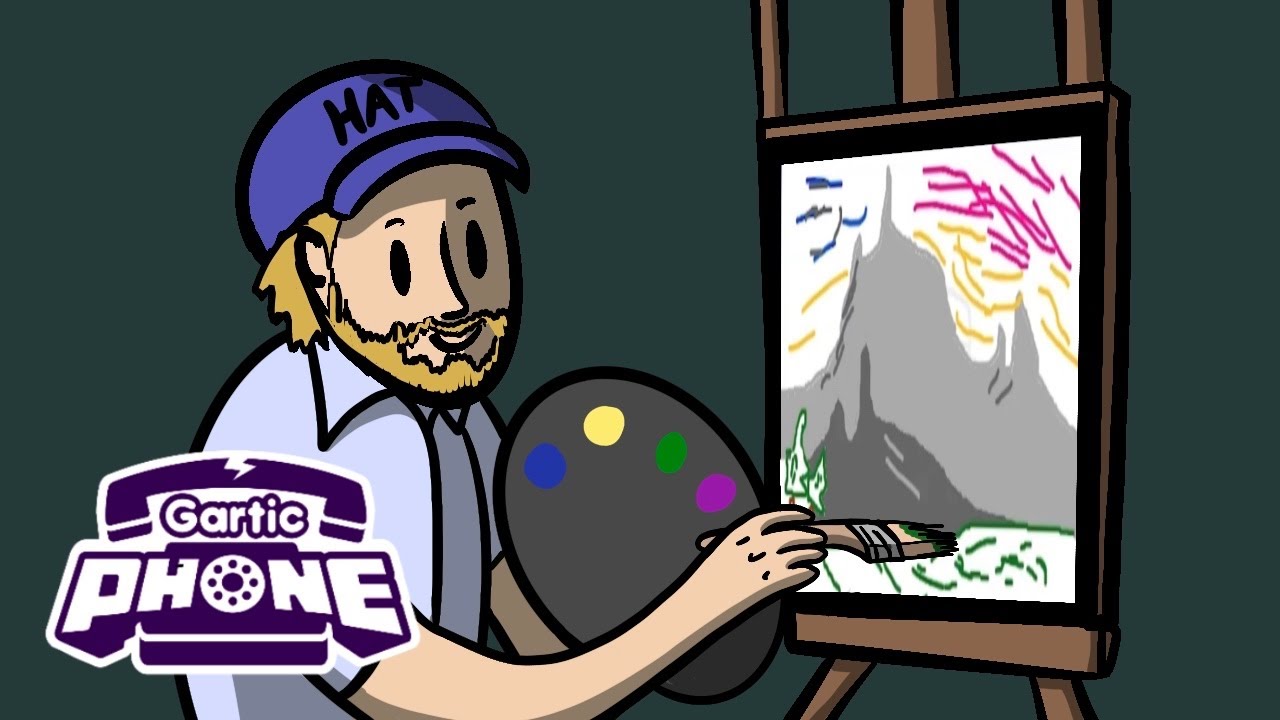 Gartic Phone: Bob Ross is King - YouTube