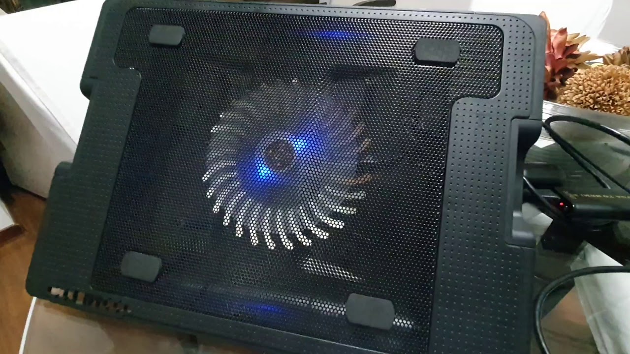 Suporte Multilaser para Notebook com cooler LED - YouTube