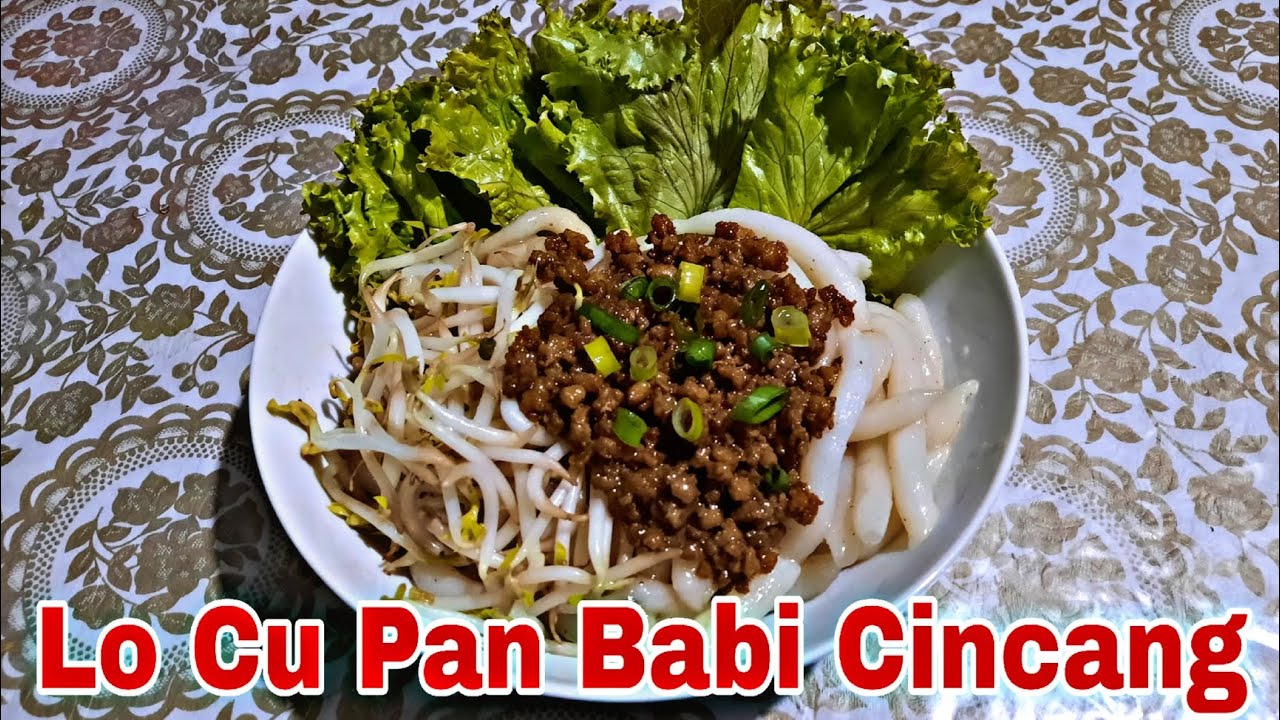Resep Lo Cu Pan Babi Cincang | yam lo cu pan | locupan babi cincang # ...