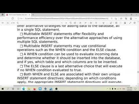 Tóm tắt nội dung quản lý dữ liệu lớn, OCA Oracle Database SQL Exam ...