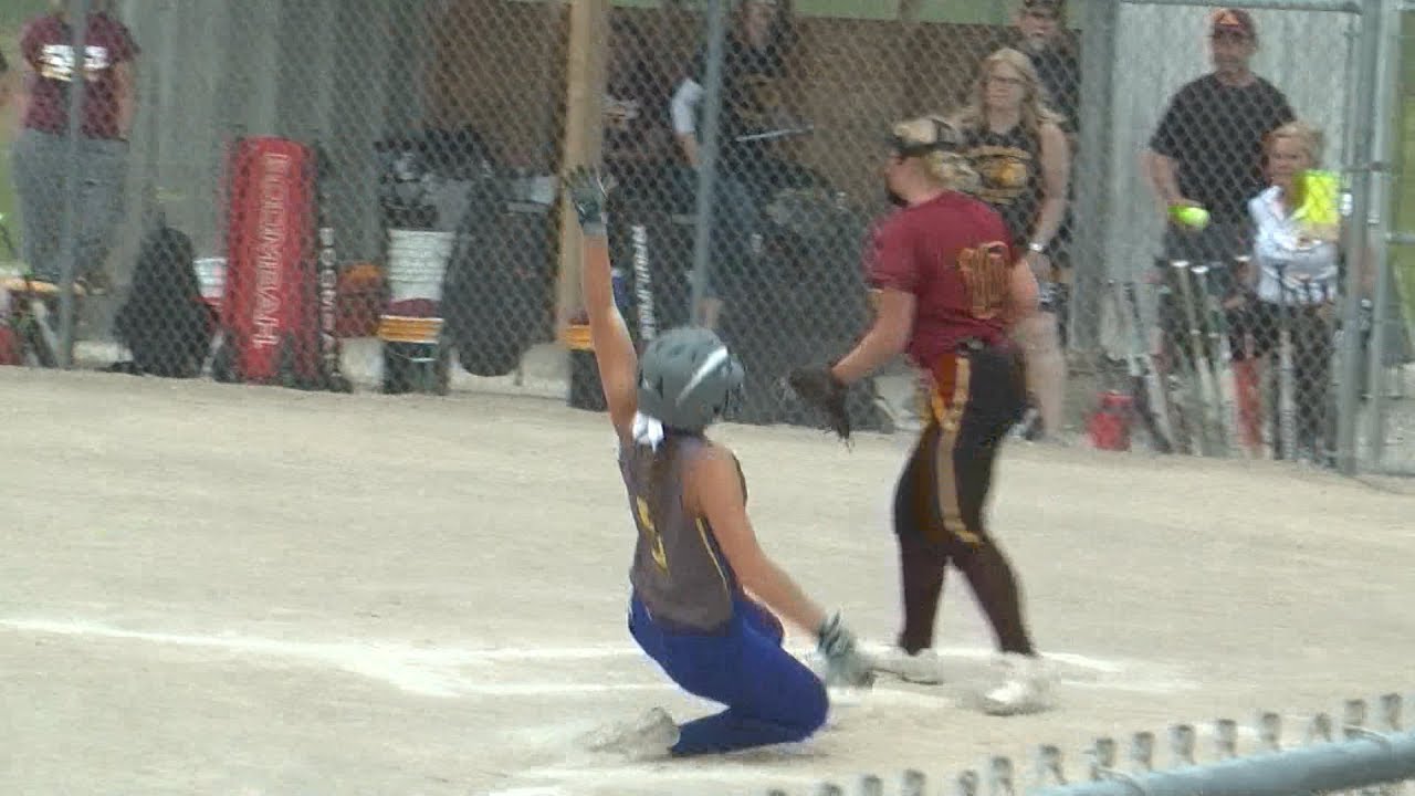 Mio softball and Alcona baseball advance to regionals - YouTube