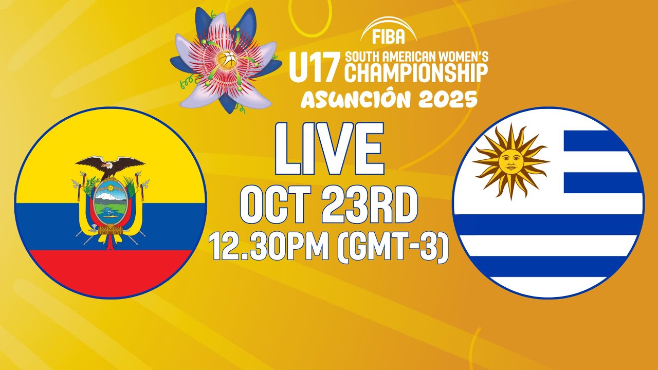 Ecuador v Uruguay | Full Basketball Game | FIBA U17 South American ...
