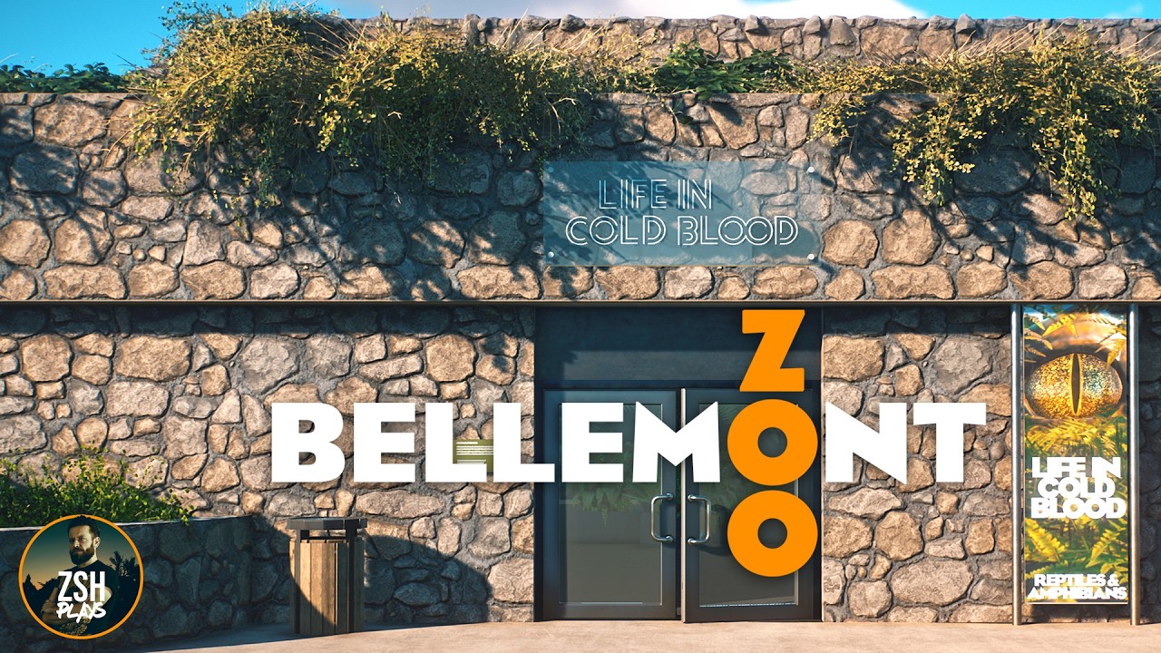 Building a Realistic Reptile House for 9 Species in Planet Zoo! | Bellemont Zoo - YouTube