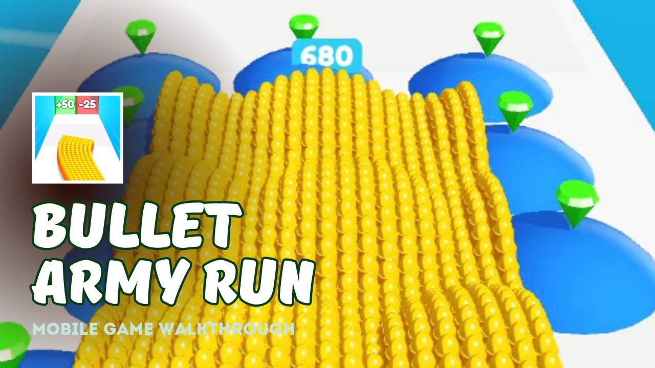 Bullet Army Run Android,ios Game Walkthrough | 1-6 lvl #gameplay - YouTube