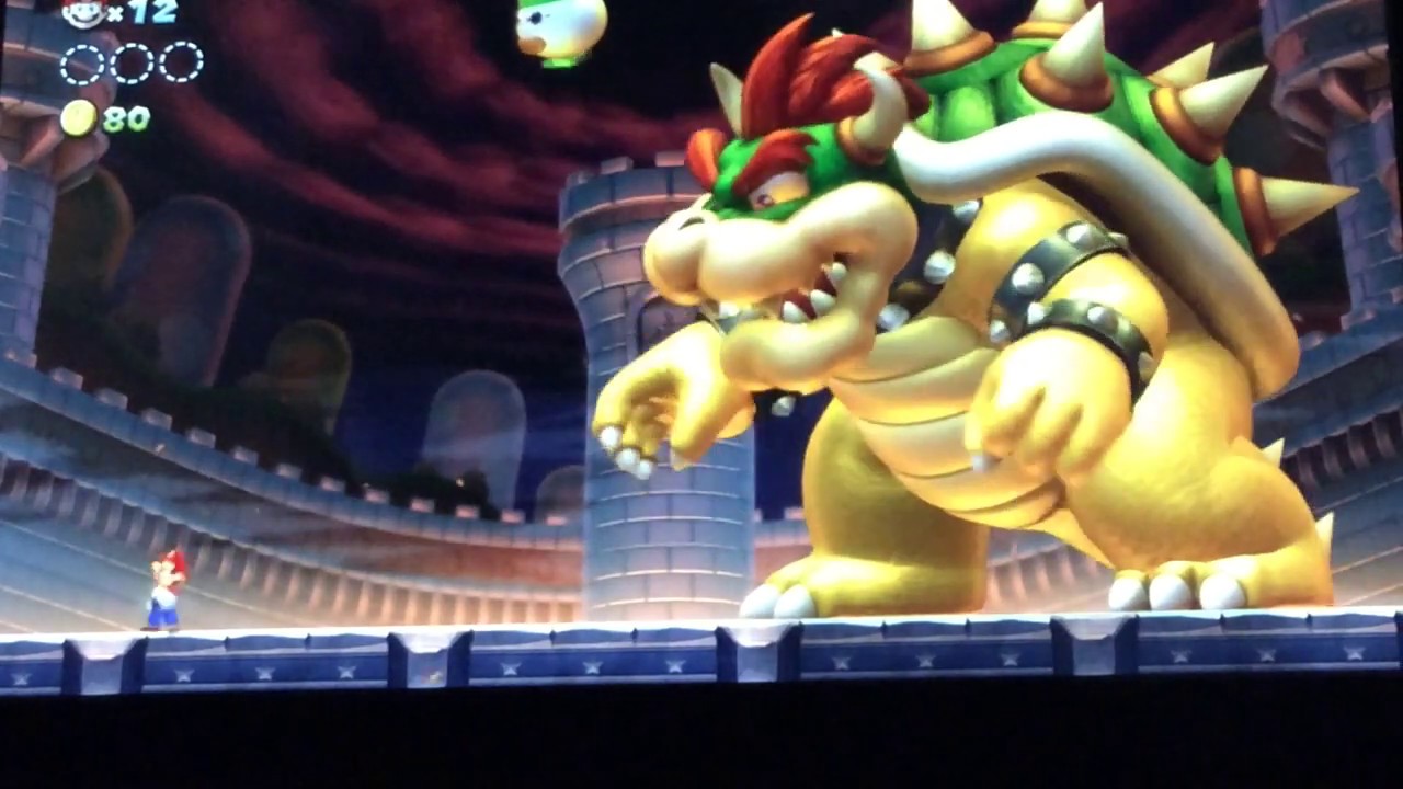 Defeating Bowser In Super Mario U. Deluxe🎮 - YouTube