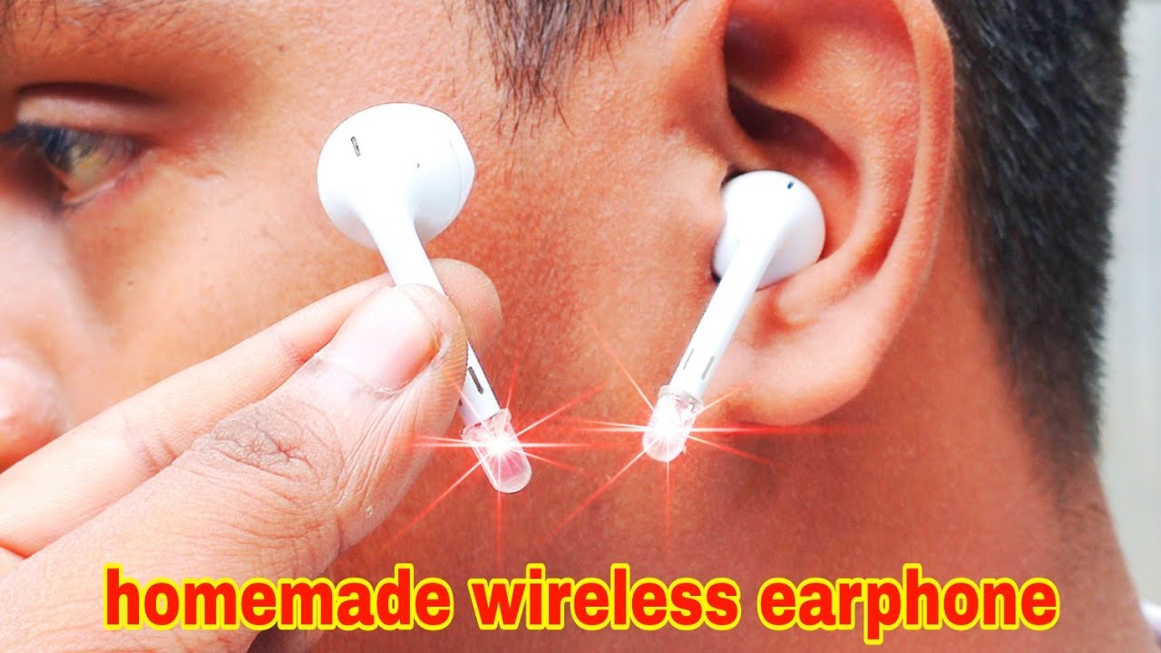 homemade wireless earphone Using old earphone and tv remote sensors ...