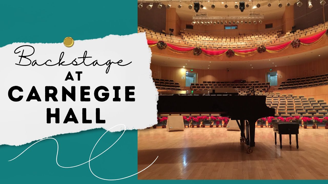 Backstage at Carnegie Hall (For Kids!) - YouTube