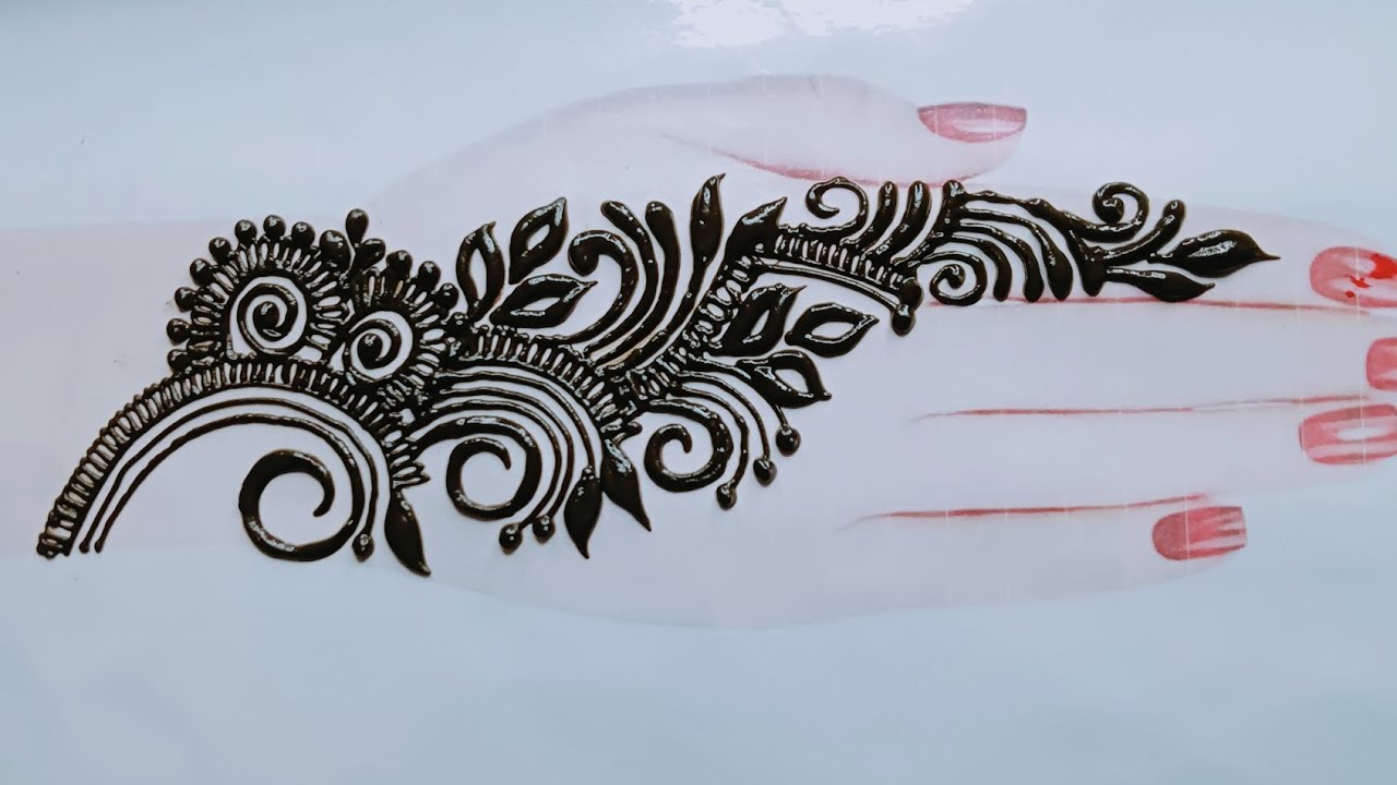 New mehndi design|How to make mehendi designs|Mehndi ka design| - YouTube