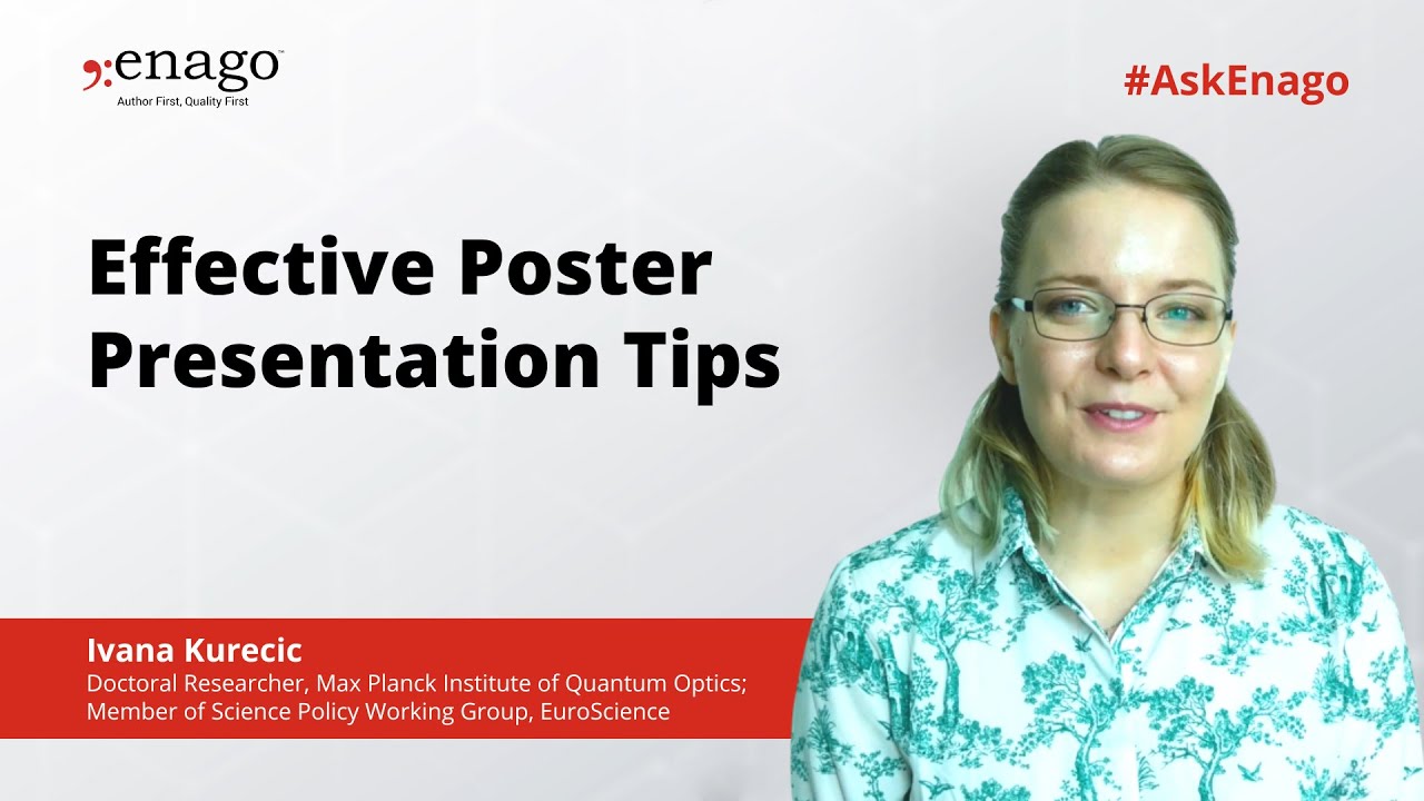 How to Deliver an Effective Poster Presentation | Conference Tips for ...