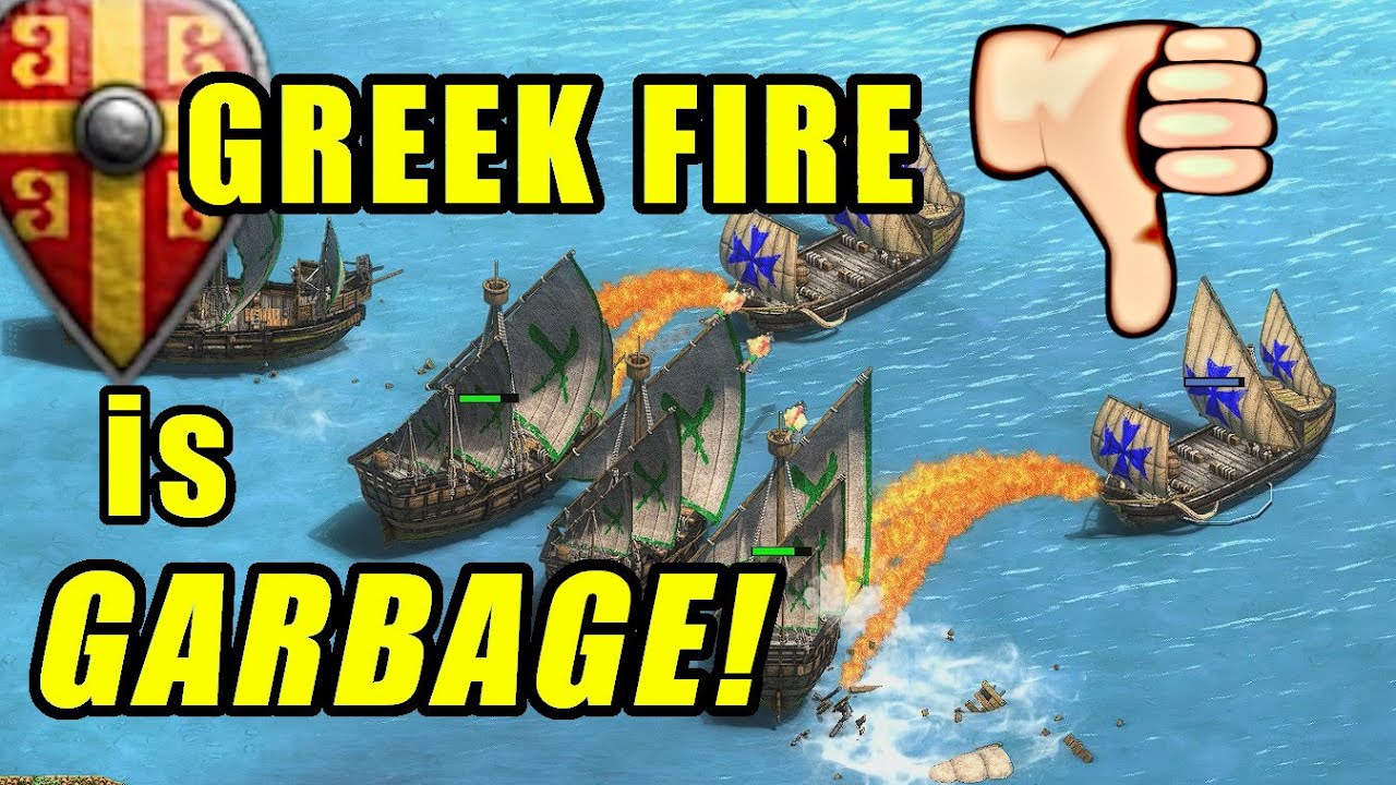 It's Worse than you imagine | Greek Fire Unique Tech | Age of Empire II ...