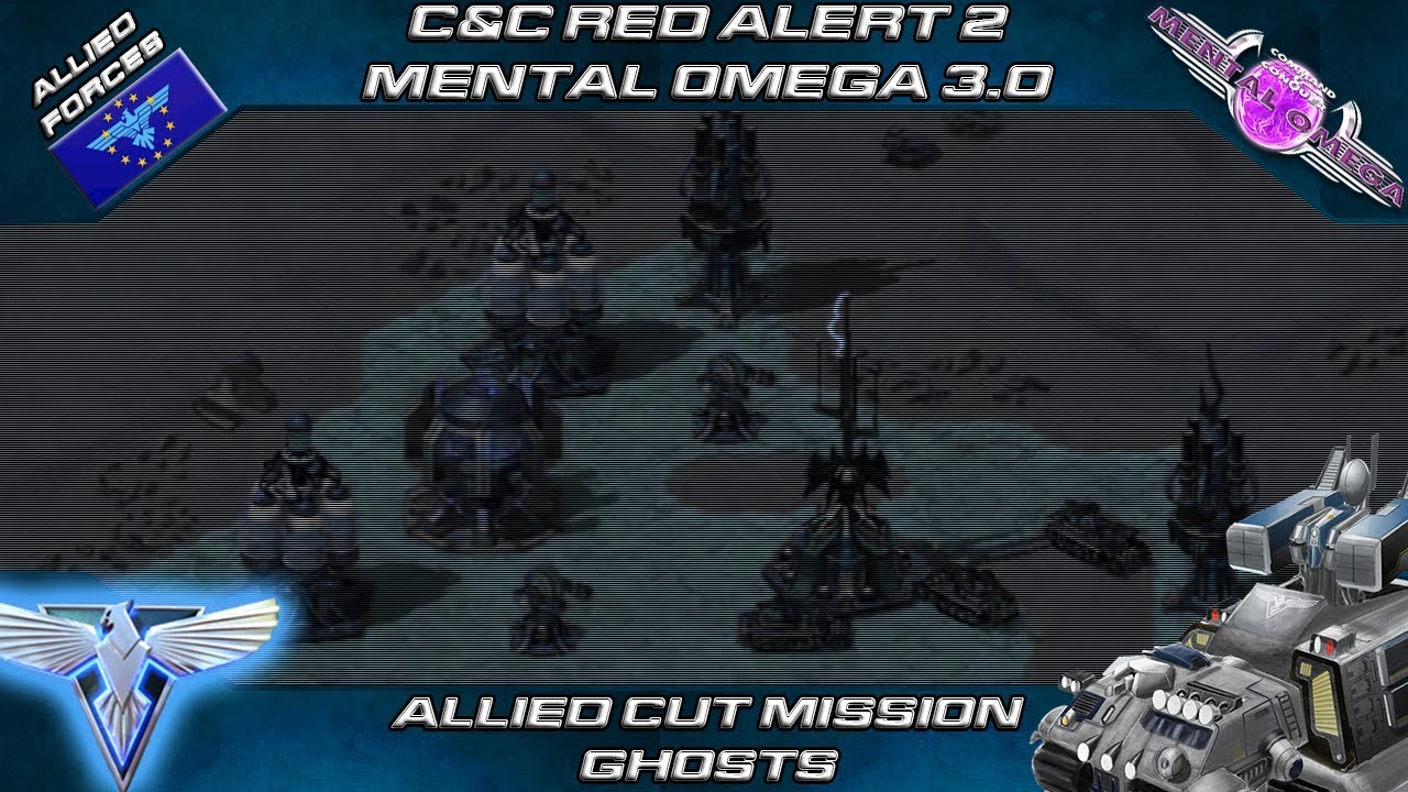 MENTAL OMEGA 3.0 Red Alert 2 - Allied Campaign Mission Ghosts - YouTube