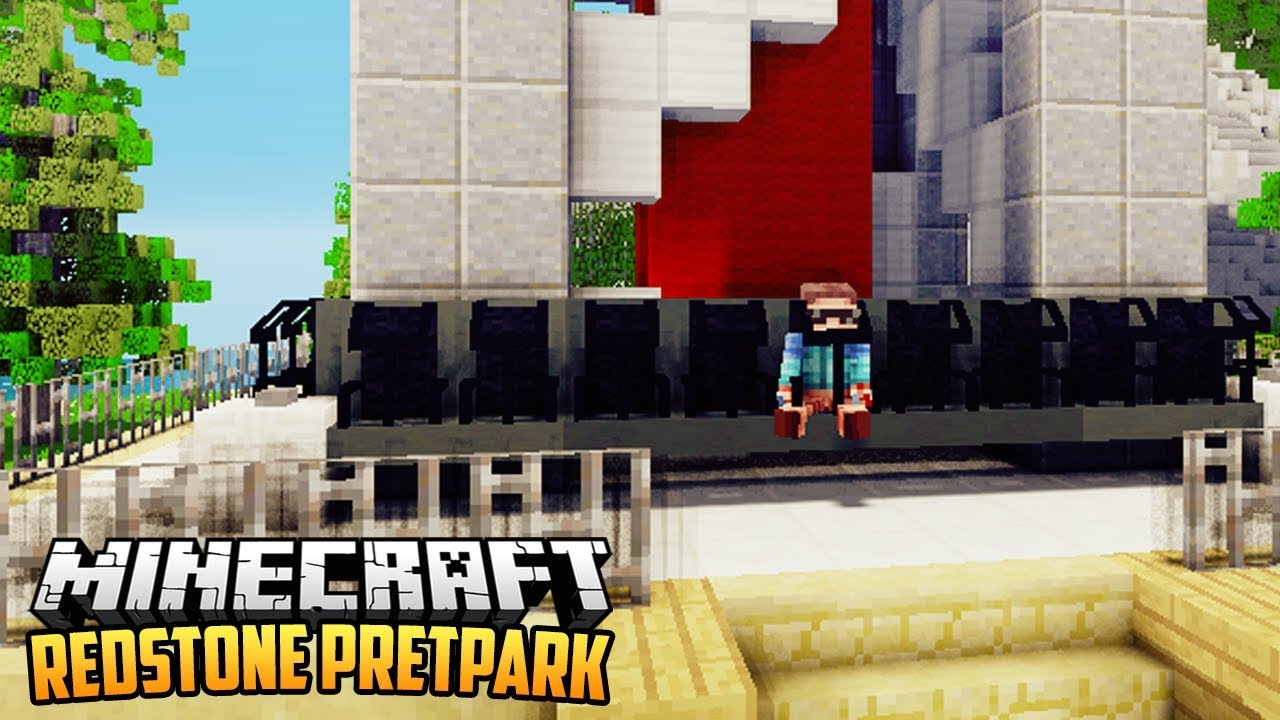 LEVENDE MILKSHAKE - Minecraft Redstone Pretpark #2 - YouTube