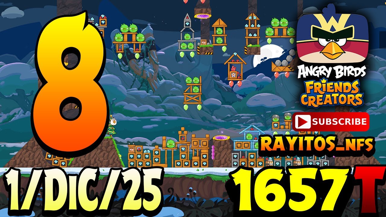 Angry Birds Friends Level 8 Tournament 1657 Highscore POWER-UP ...