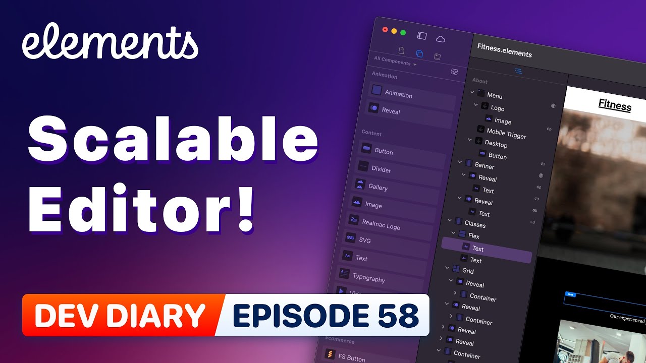 Dev Diary Ep58 - New Scalable Editor! - YouTube